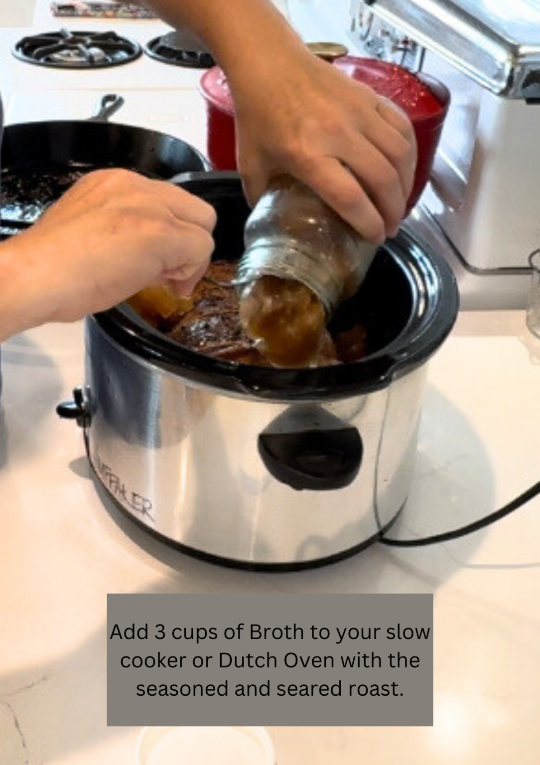 Easy English Roast Beef Recipe - Tender Slow Cooker - Tradition & Thyme